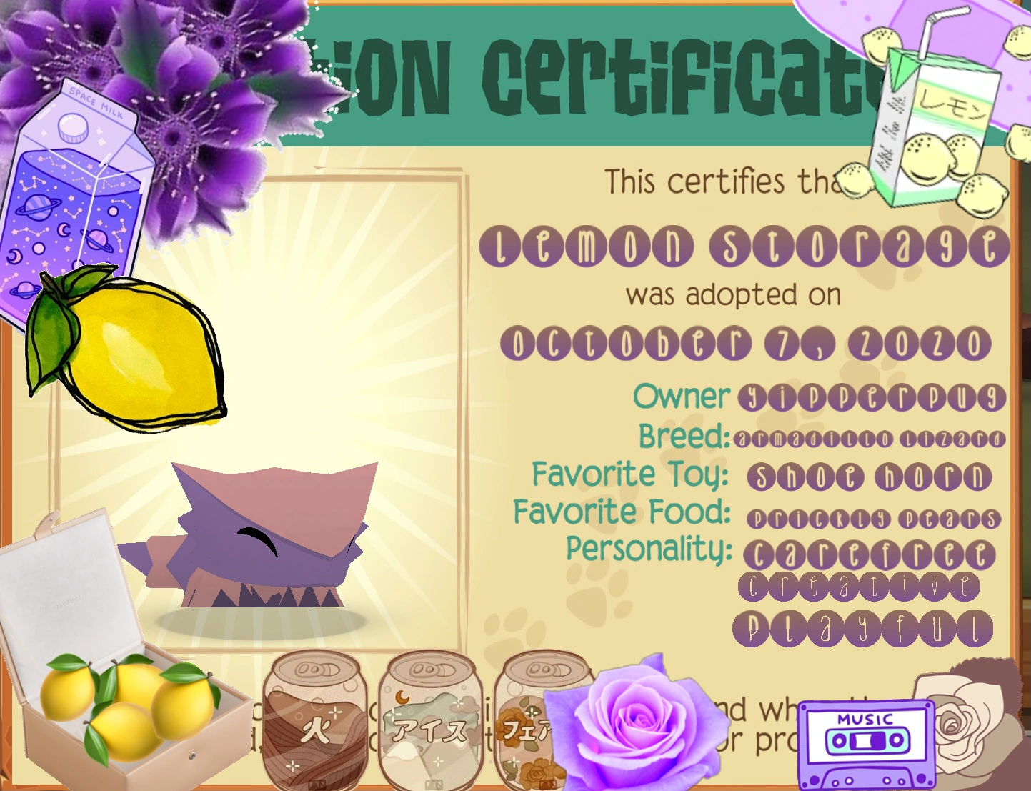 Looking back at these ATROCIOUS pet certif edits I made in 2020 😭 | Fandom