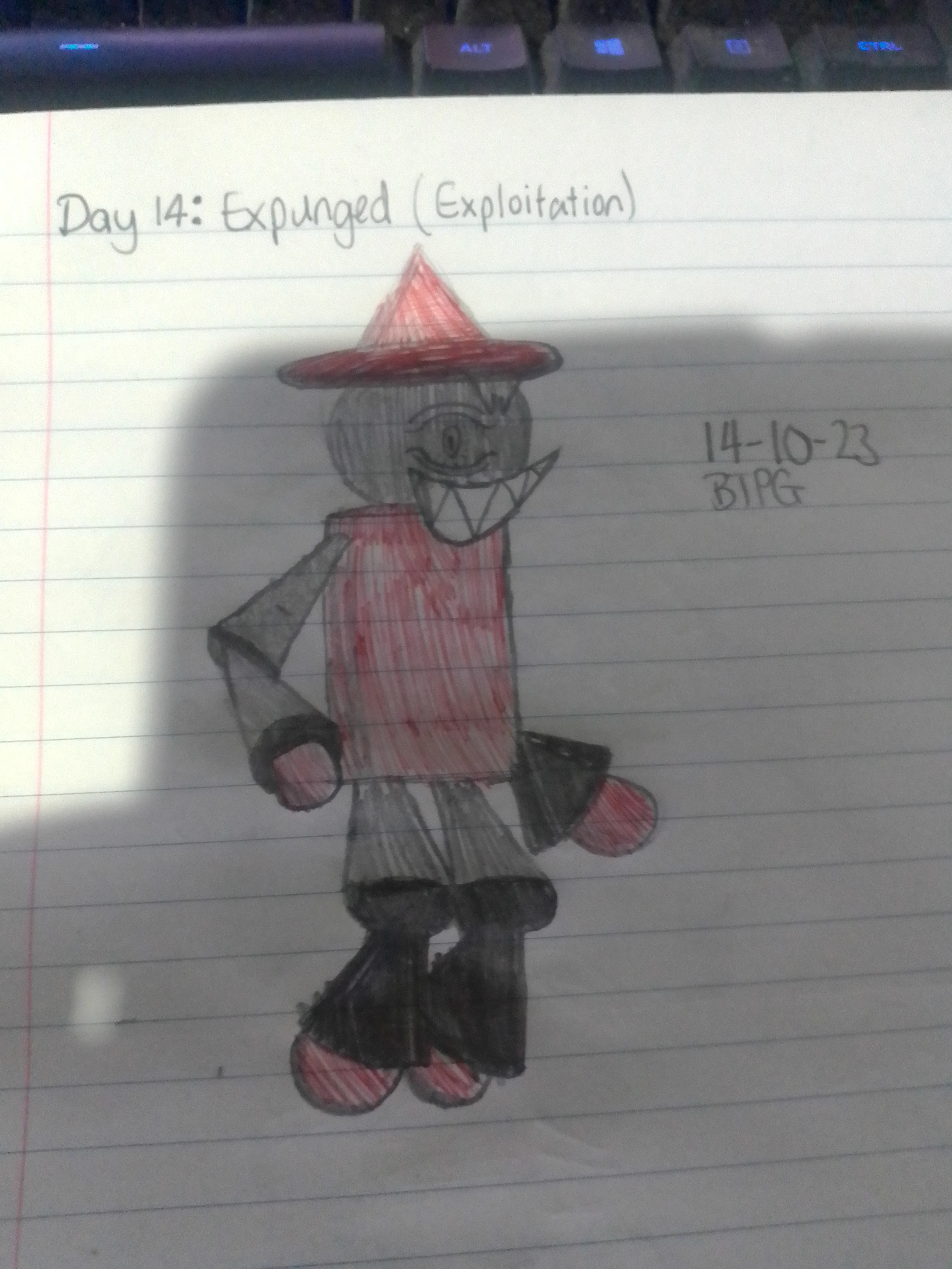 Spooky Month Drawing #14: Expunged (Exploitation) | Fandom