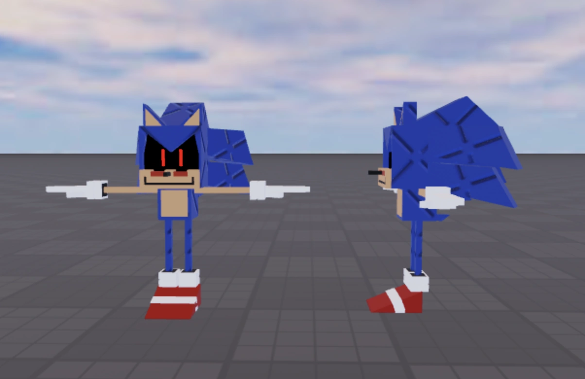 Silly sonic.exe model I made for one of my projects | Fandom