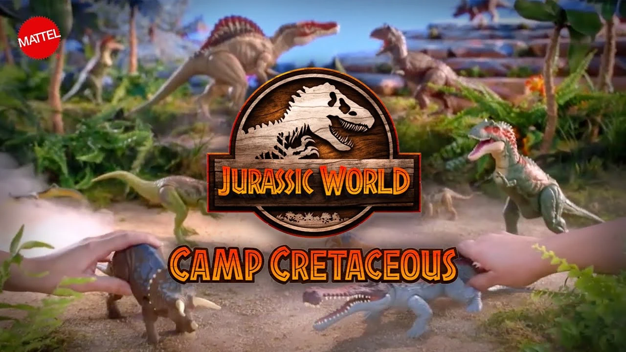 New Camp Cretaceous toy commercial featuring species like Spinosaurus ...