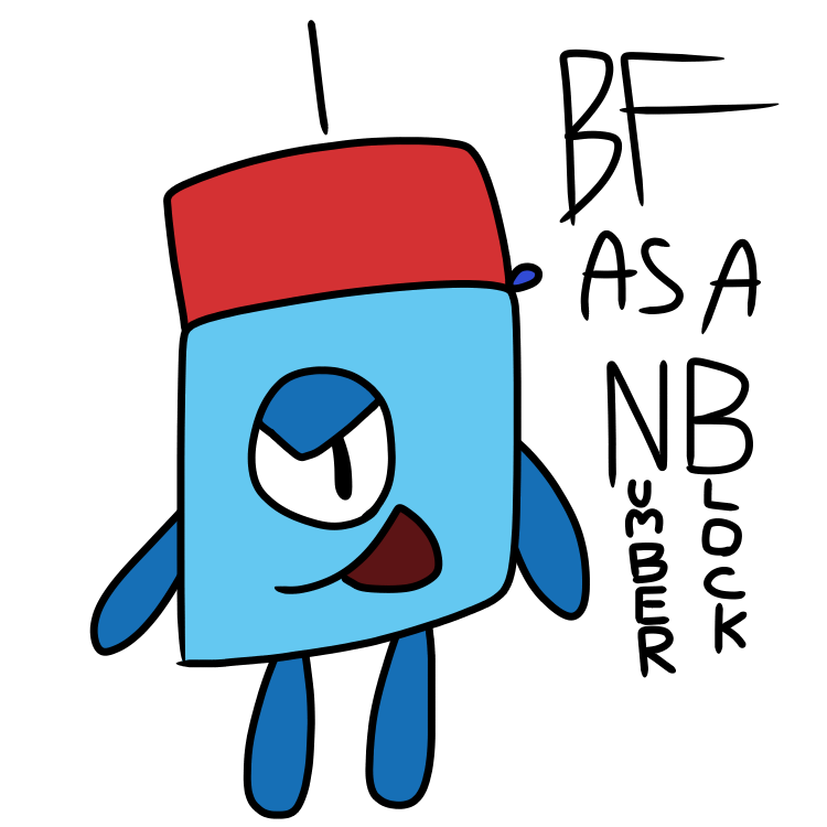 A little design for Numberblock BF i made | Fandom