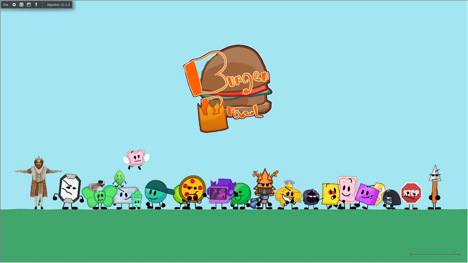 Burger Brawl Algodoo Scenes Source Files Are Released! | Fandom