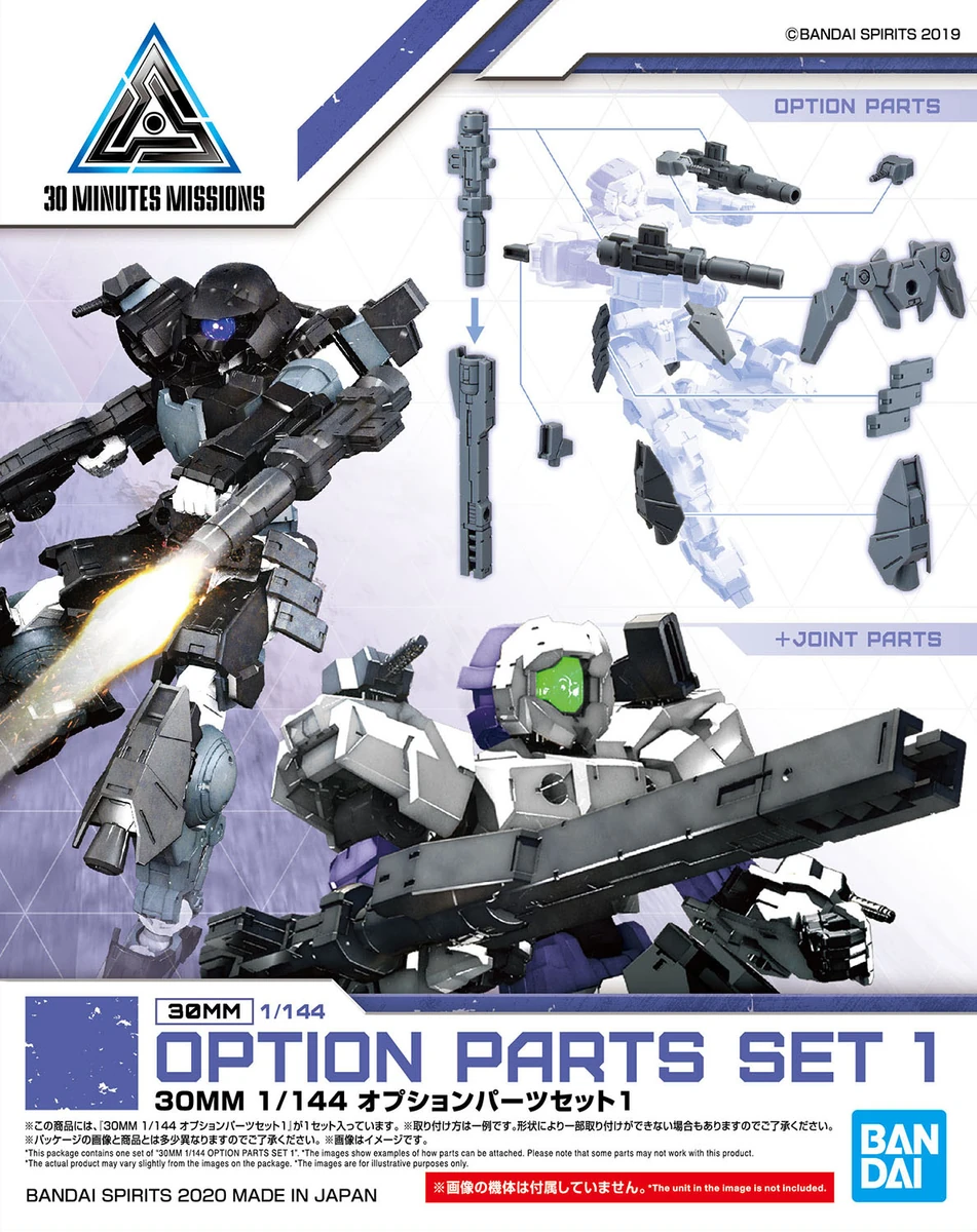 Option Parts Set 1 | 30 Minutes Missions Wiki | Fandom