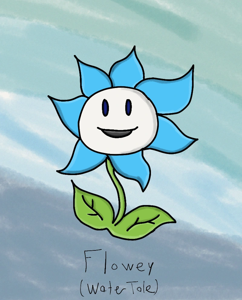 My AU(Watertale) Flowey. | Fandom