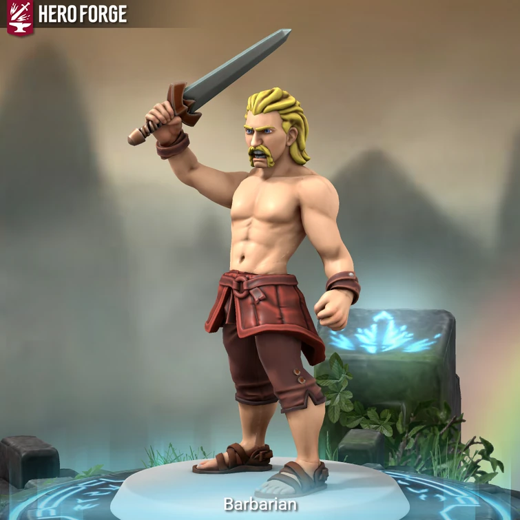 Made a barbarian on hero forge | Fandom