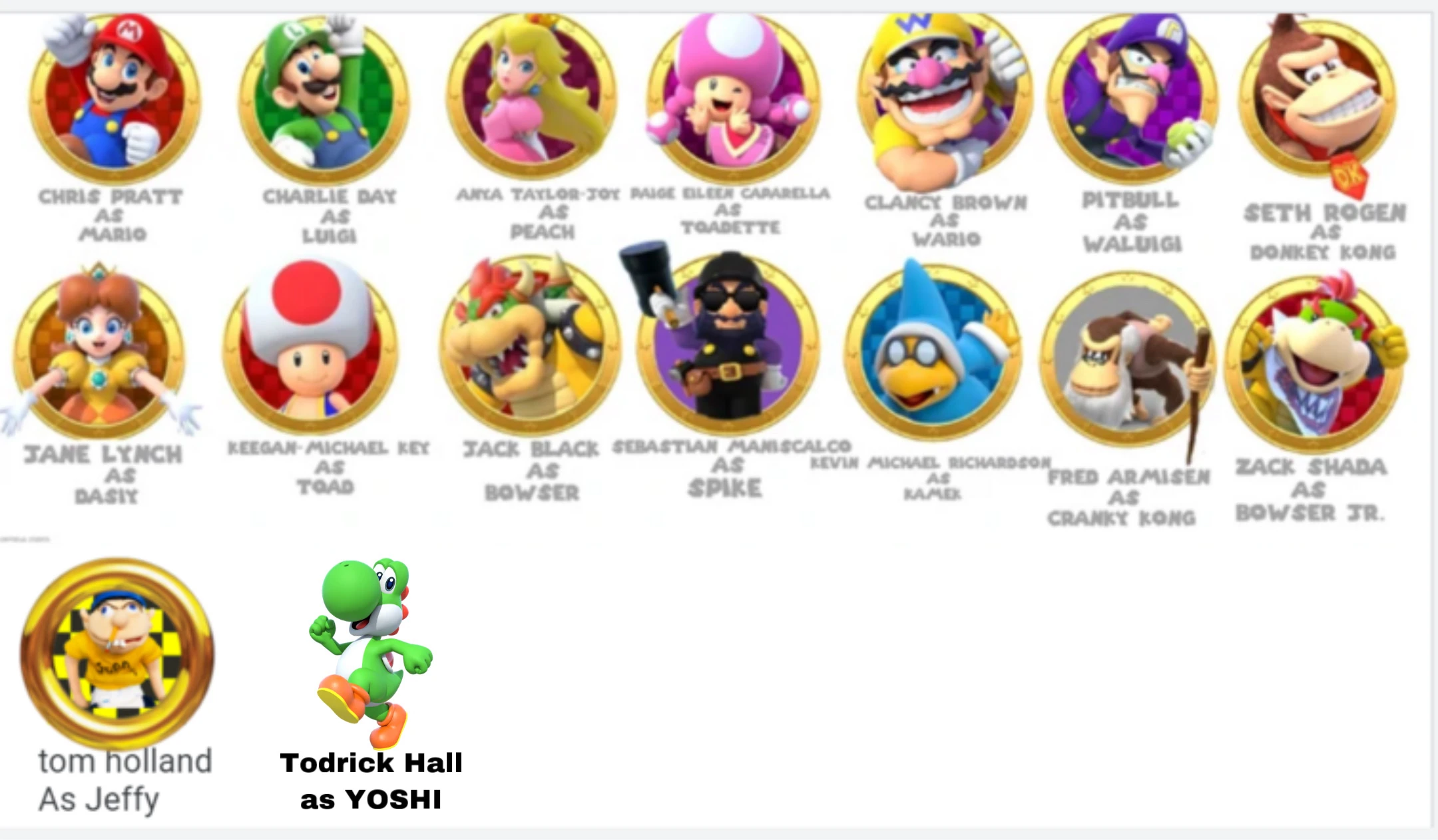 Super Mario Bros (2022) Voice Cast (Updated) | Fandom