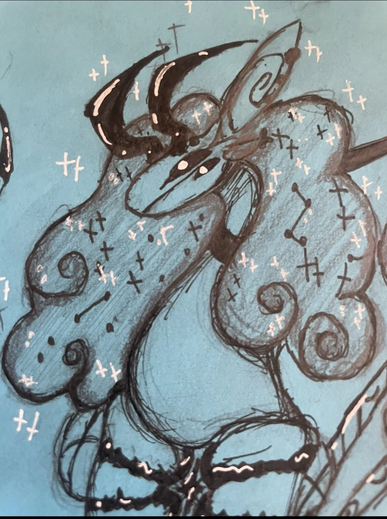 Verza art that took an entire class period and test to do (omg ples ...
