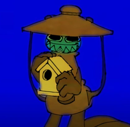 mischievous goober [screenshot by calposa on yt] | Fandom