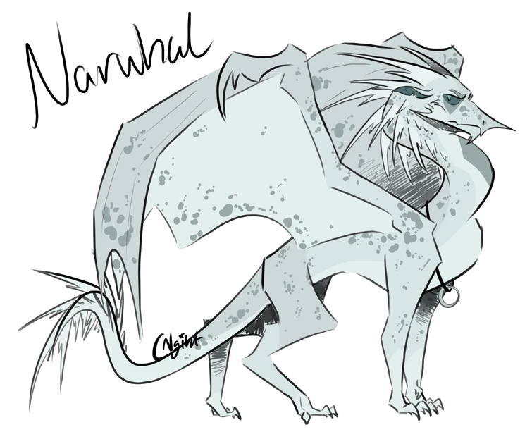 Canon Character Refs Revamped Day 45, Narwhal | Fandom