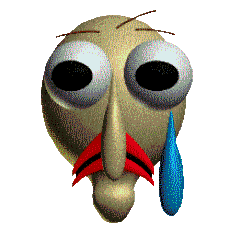 i made Baldi model for fun in blender | Fandom