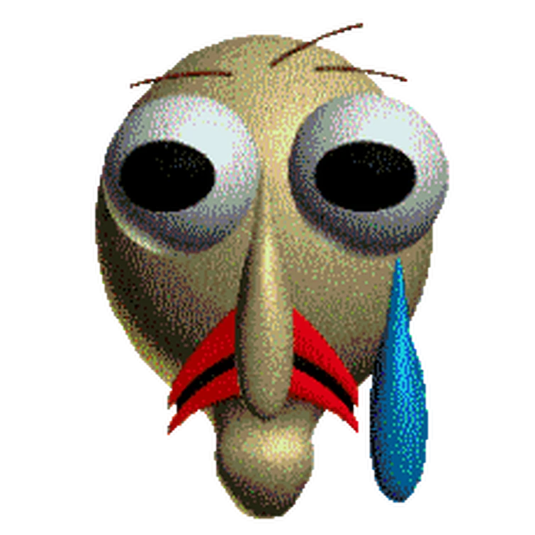 i made Baldi model for fun in blender | Fandom