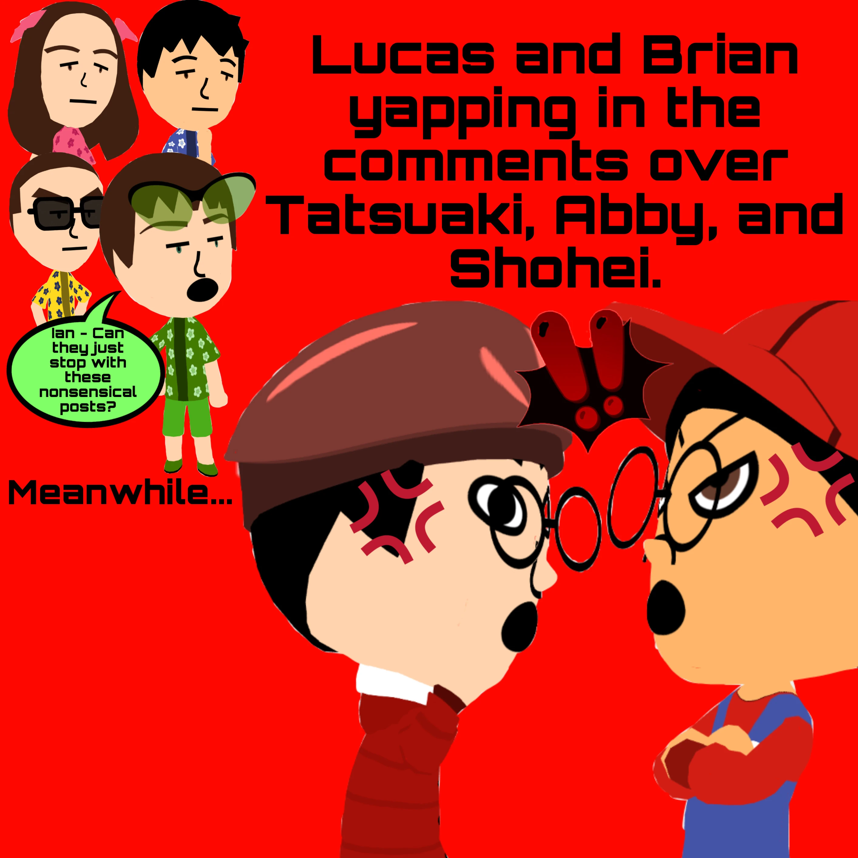 Lucas and Brian’s beef in a nutshell | Fandom
