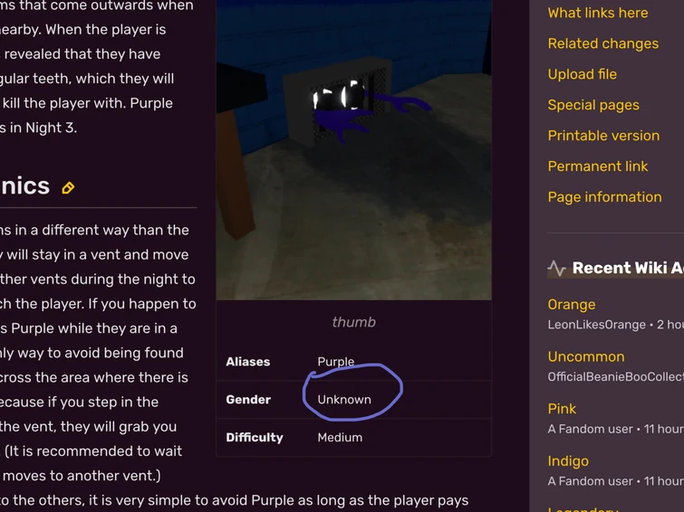 What gender is Purple? | Fandom