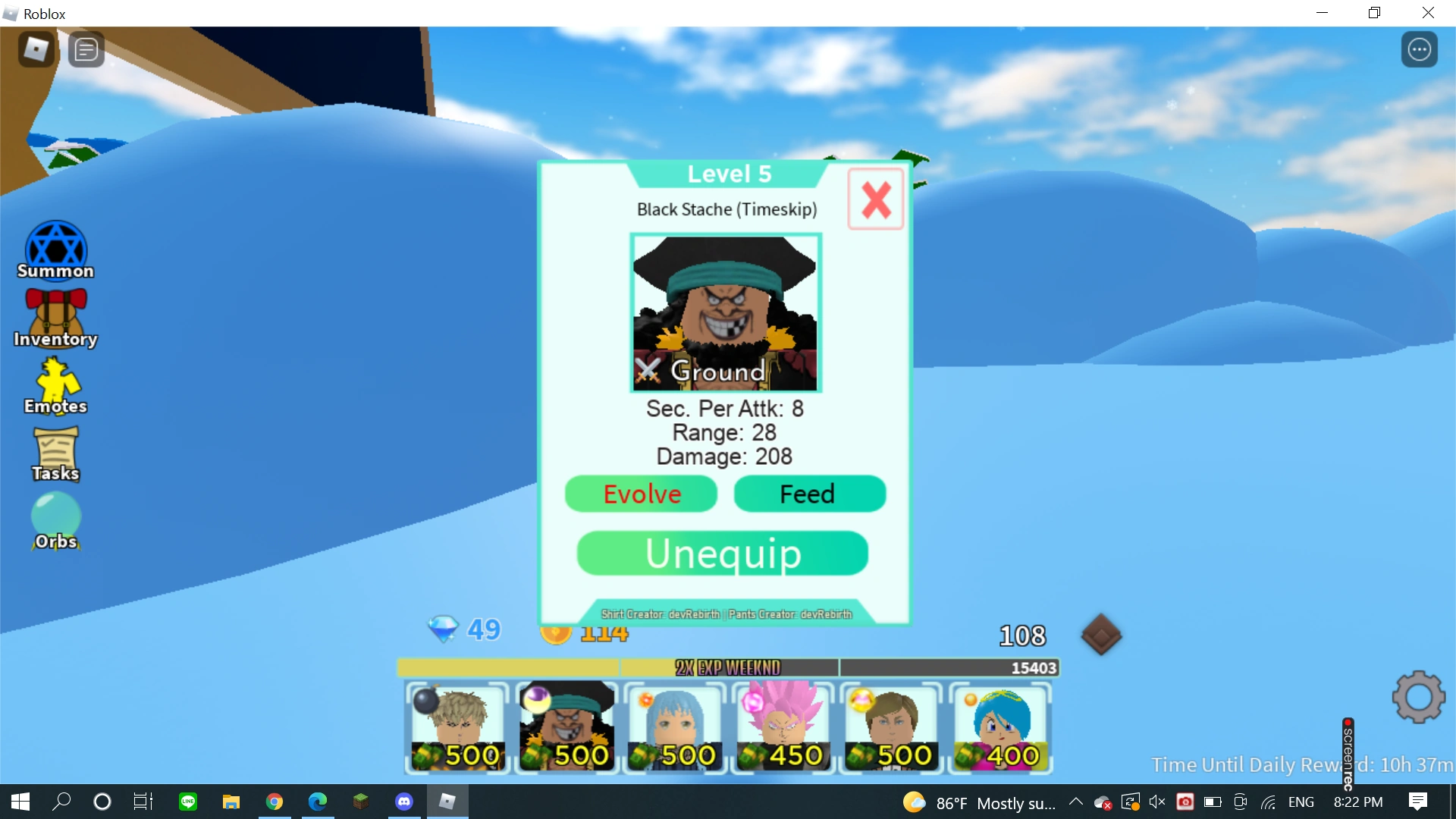 Lol good job bb6, you made urself 400 to place | Fandom