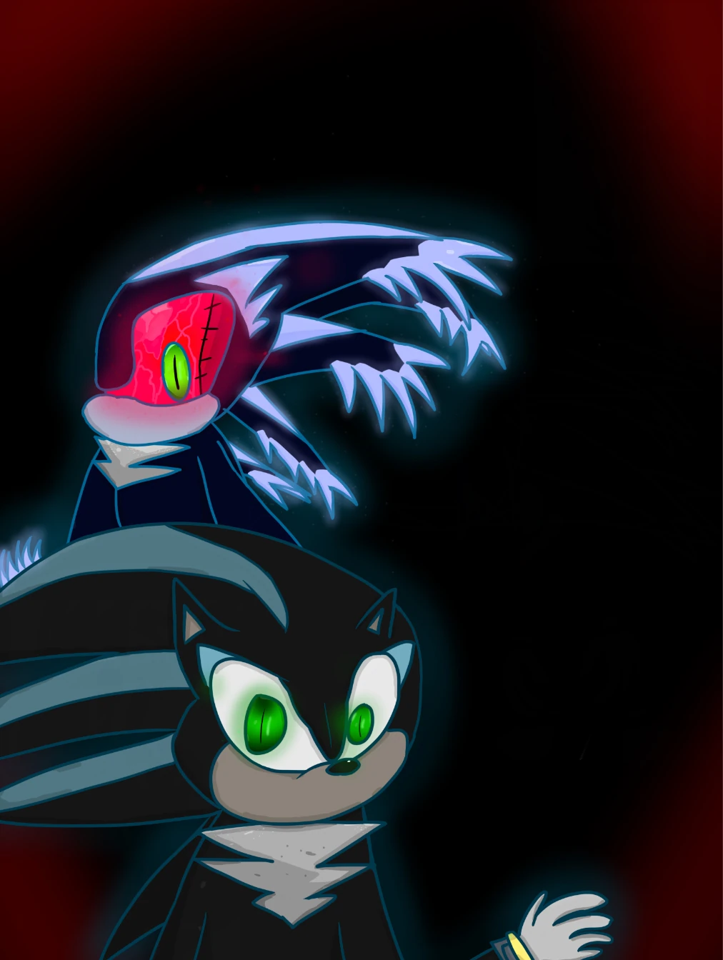 Mephiles from Sonic 2006(off topic art) | Fandom