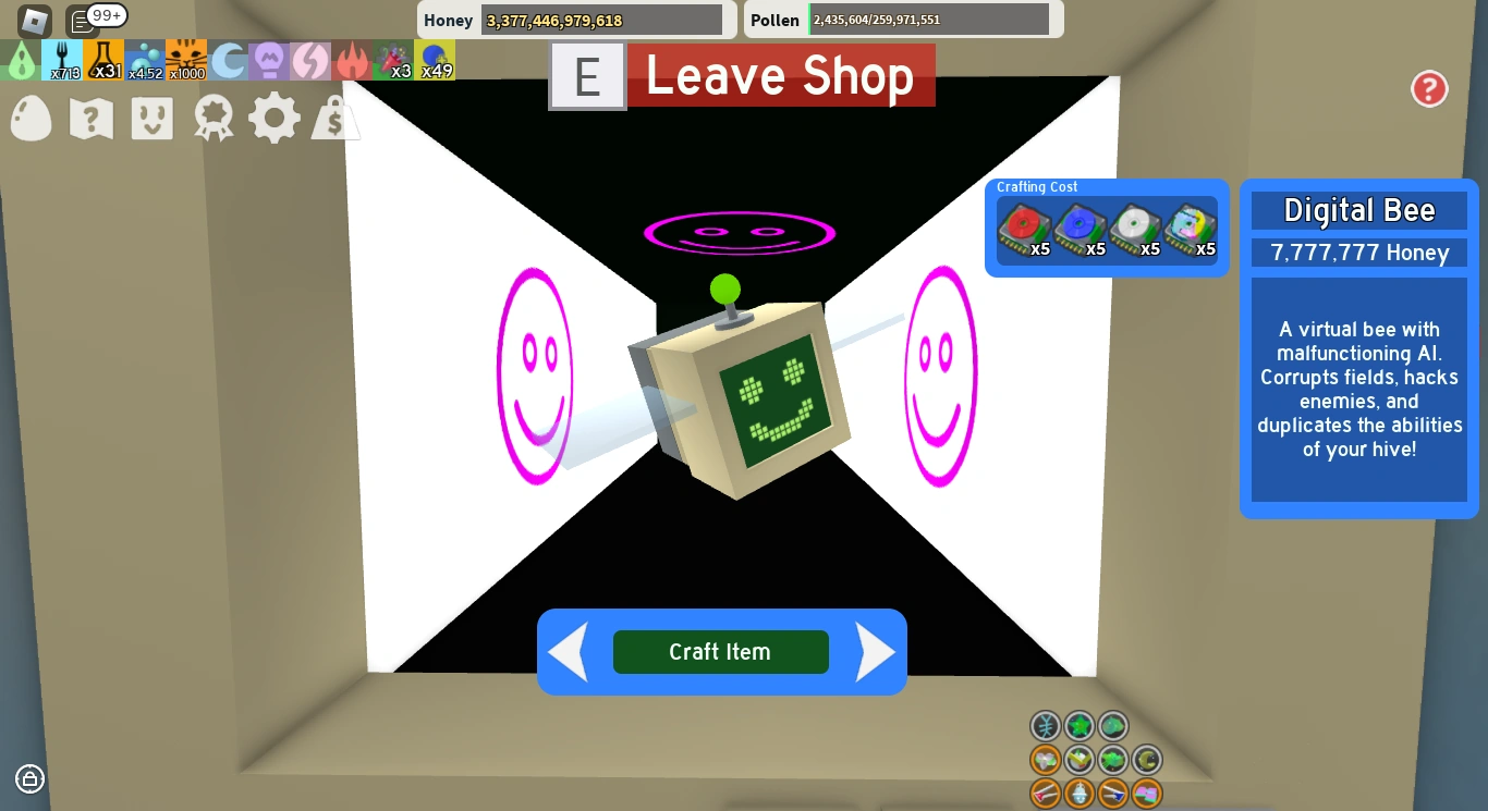 I GOT 1ST EDITION DIGITAL BEE!!!! (lvl 16-17 blue hive) | Fandom