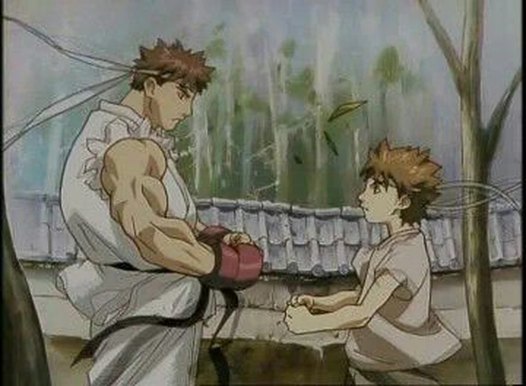 so I watched a Street Fighter Anime Movie...AND MY MANS RYU HAS A ...