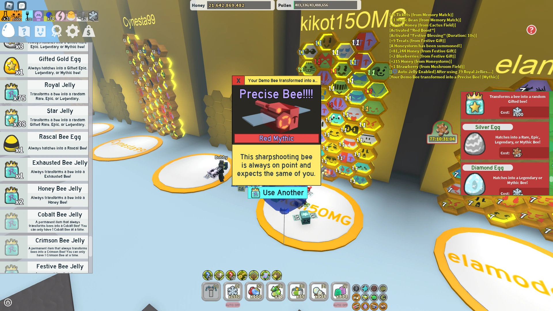 randomly just got a precise bee | Fandom