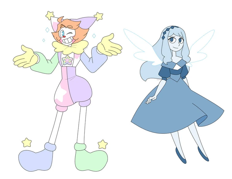 Steven Universe OCs: Rainbow Spinel and Angelite | Fandom
