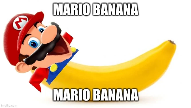 Mario has transformed into a banana! | Fandom