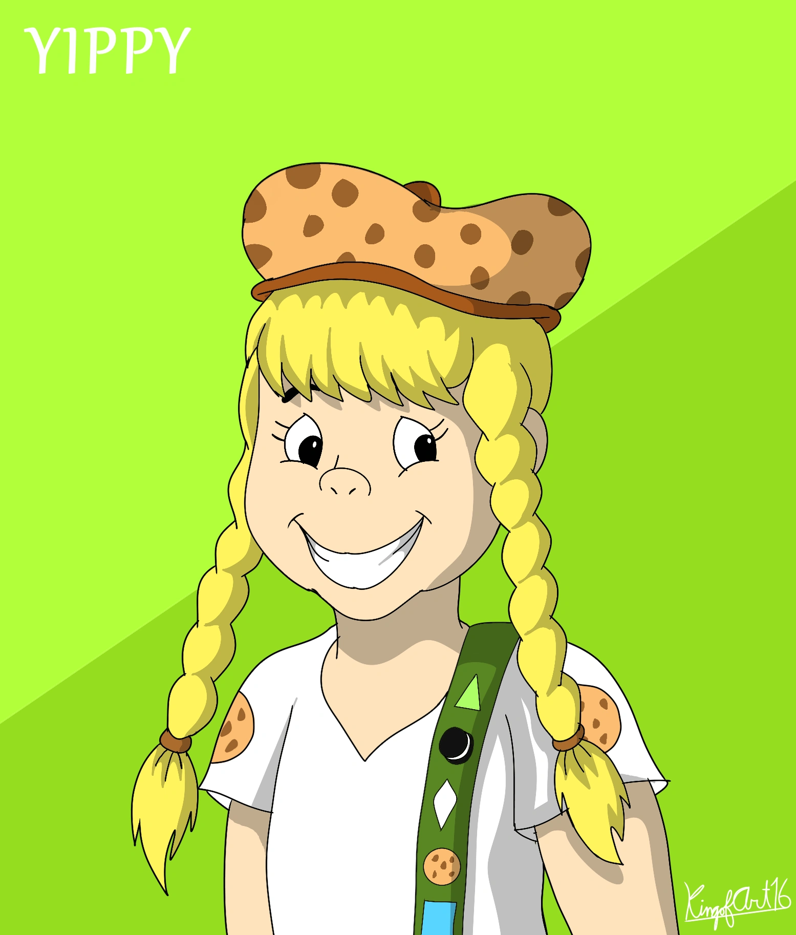 This is my style of Yippy, and I inserted it onto her fanart gallery ...