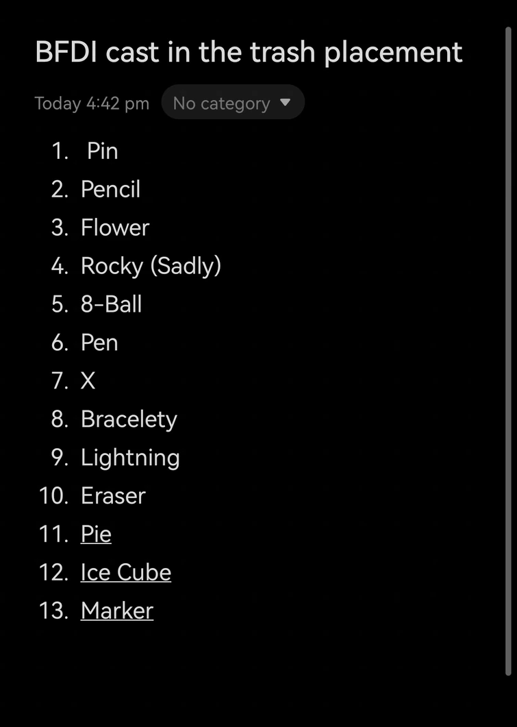 BFDI cast in the trash #13 | Fandom