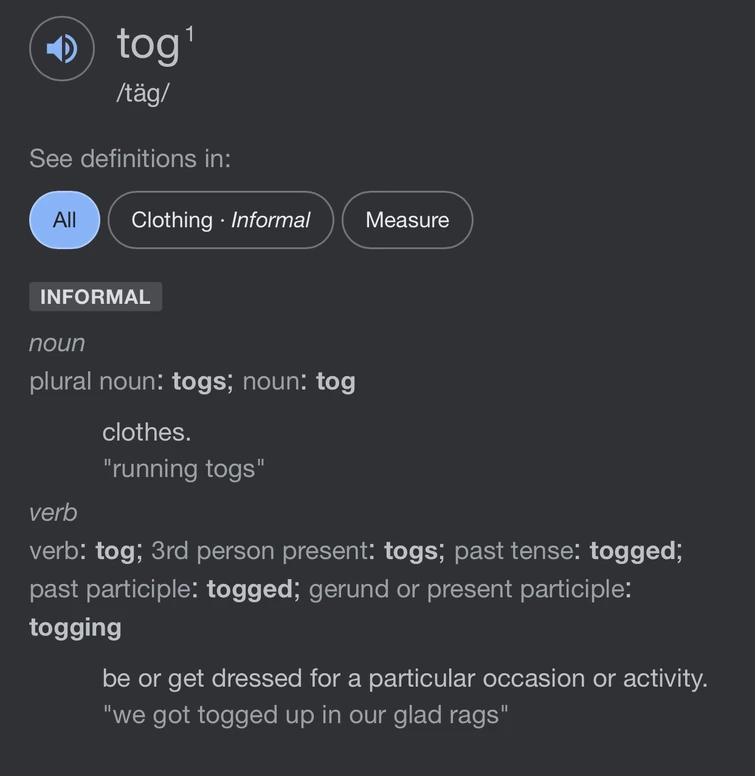 Break your togs | Fandom