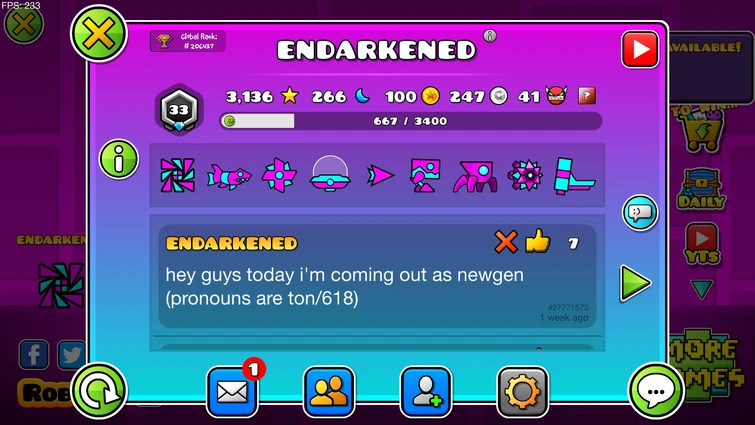 i have a geometry dash account | Fandom