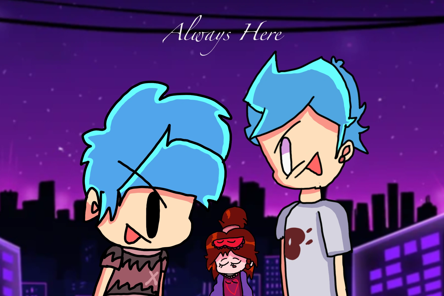 I made some FNF artwork of the new mod | Fandom