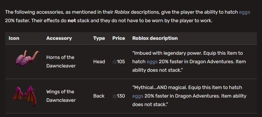 lol i just found out about some ugc for dragon adventures that removes 20% of eggs hatch time ...