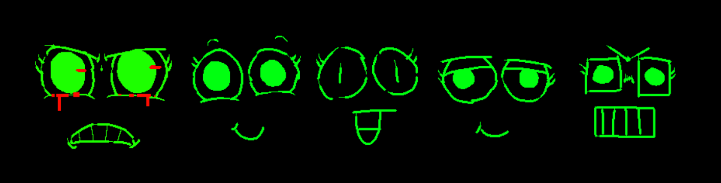 Random faces I made for Vee | Fandom