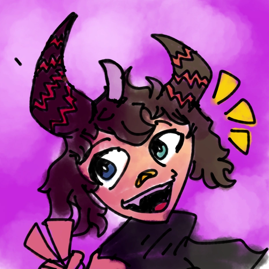 since everyone's doing it, i decided to make a doodle of a kaiju girl ...