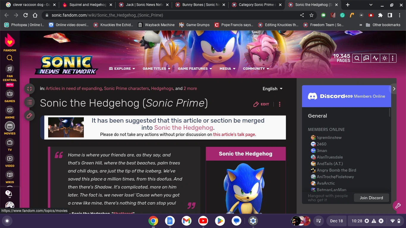 About merging prime pages. | Fandom