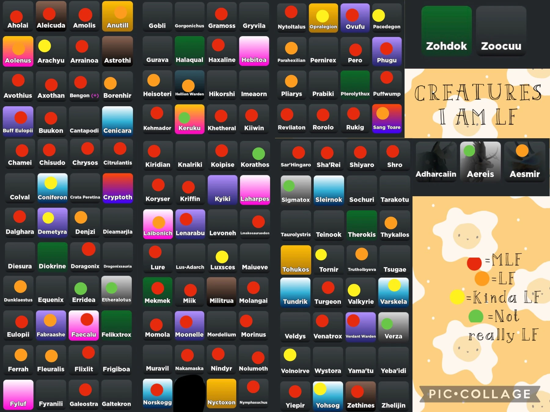 LF CREATURES AND SELLING SOME! | Fandom