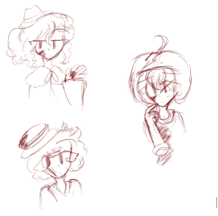 Had the random urge to make some humanized version of the MP AU cast ...