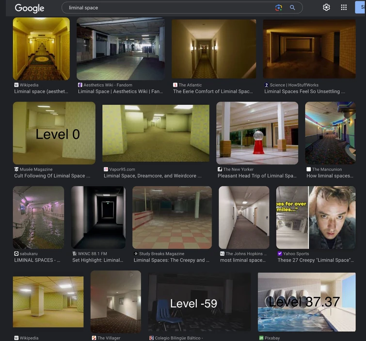 CHALLENGE: Find some backrooms levels (Or something that resembles one) On Google Maps/Earth ...