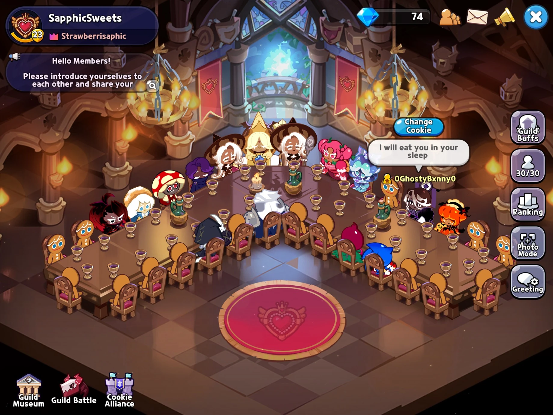 my guild message | Fandom