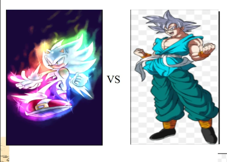 The ultimate showdown sonic vs goku (ALL VERSIONS) | Fandom