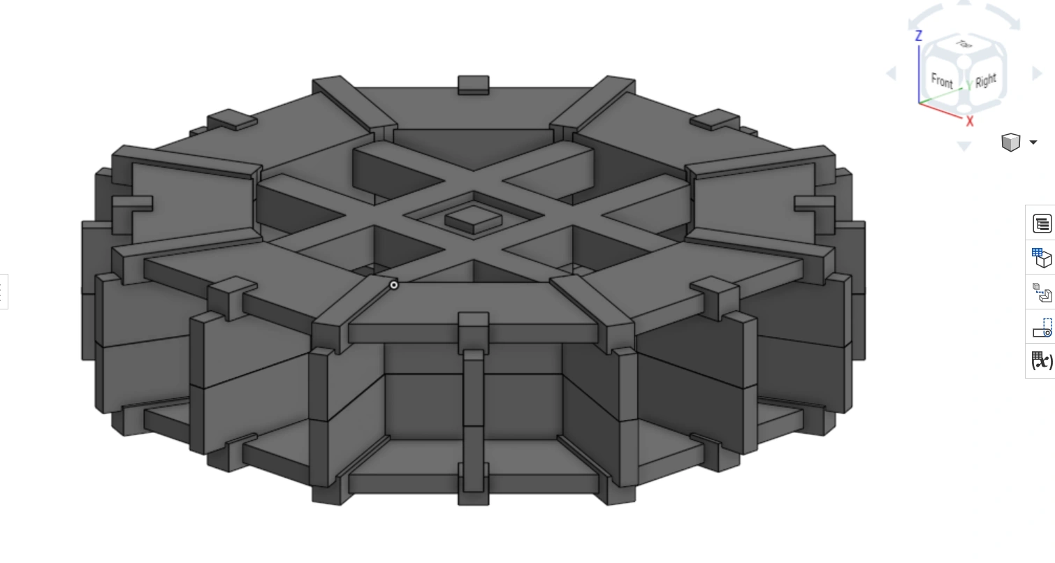 More progress on 3d modelling the Large Water Wheel (Now finished ...