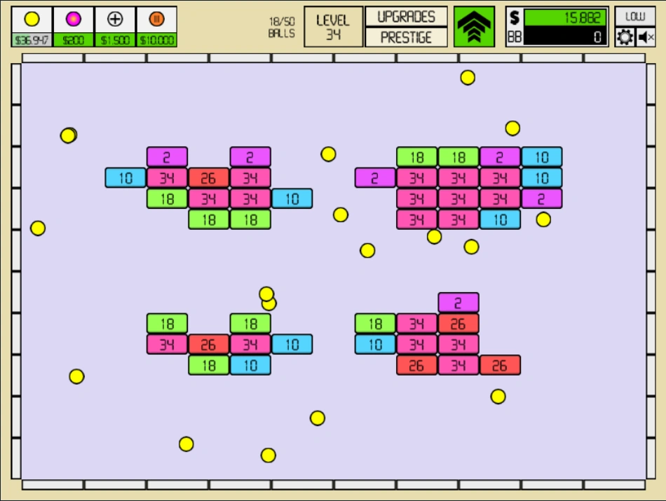 Today I have decided to see how far I can get with only Basic Balls ...