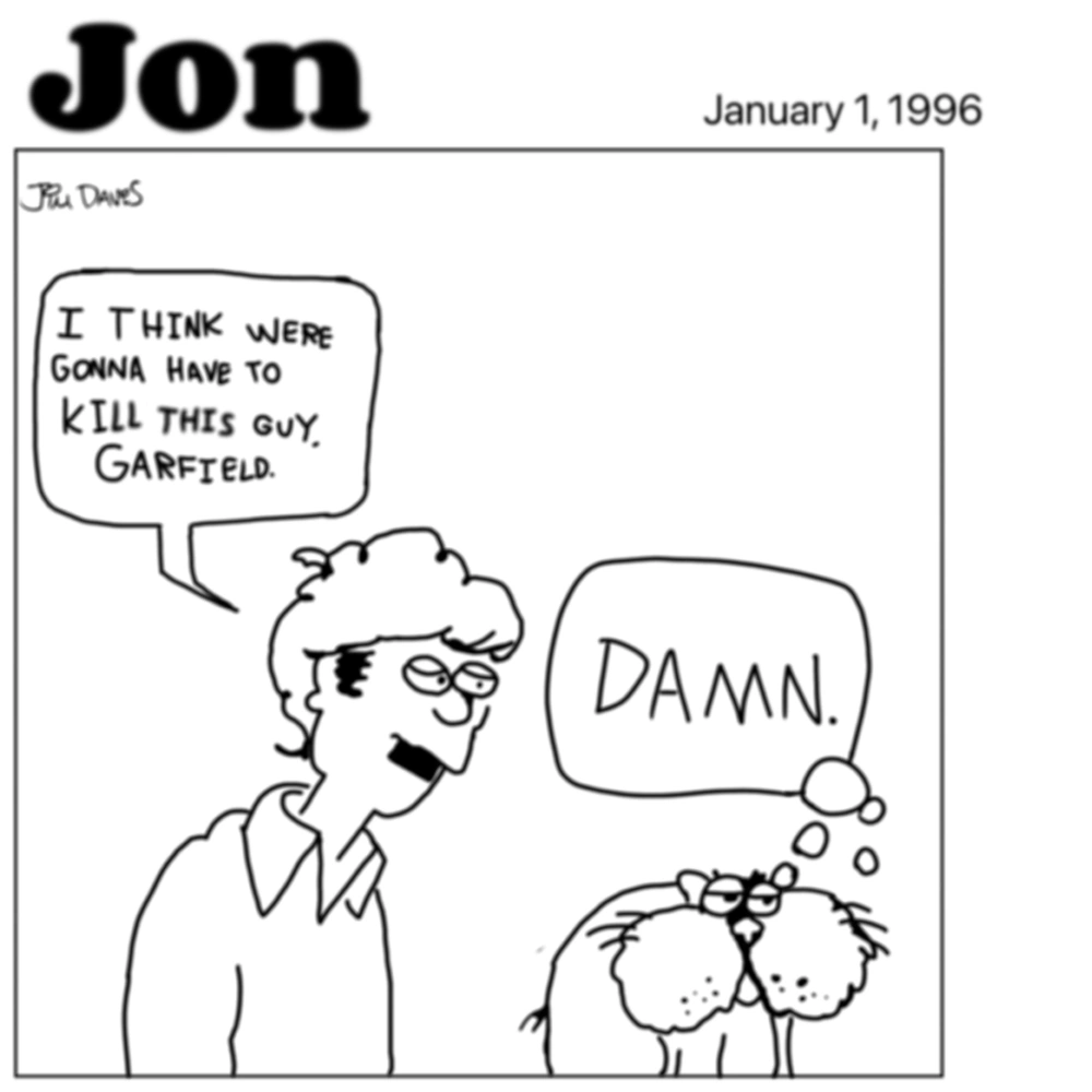 First Garfield comic created | Fandom