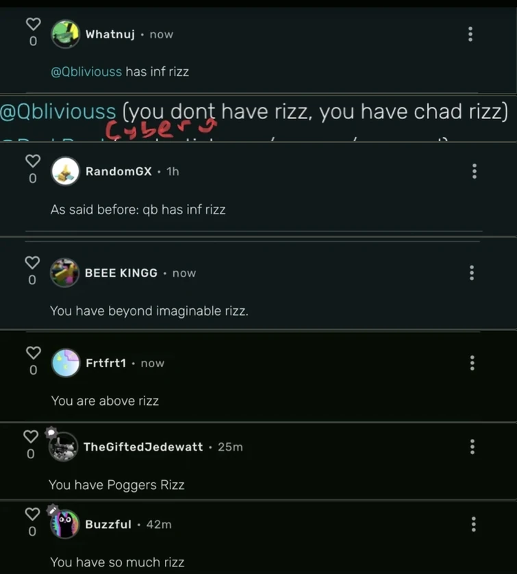 I have rizz. | Fandom