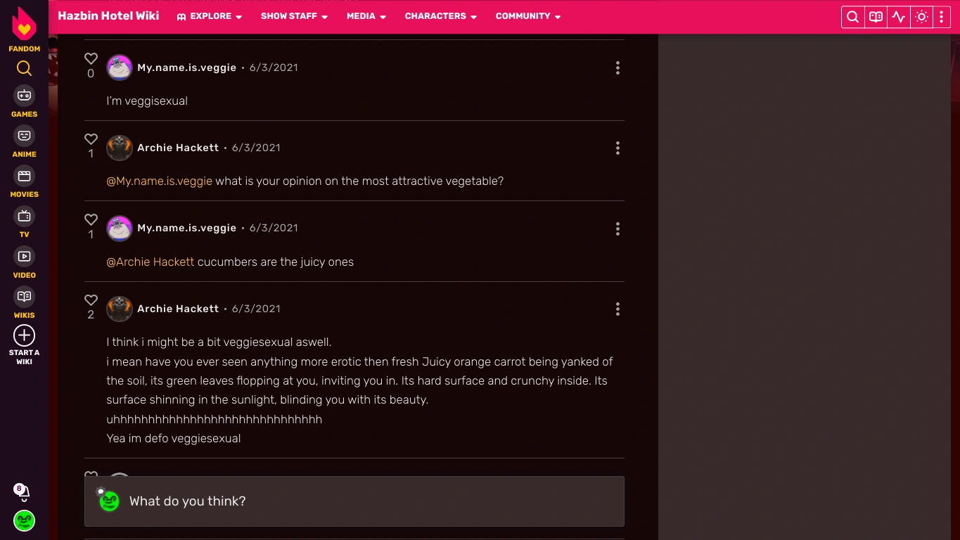 My first comment on Fandom | Fandom