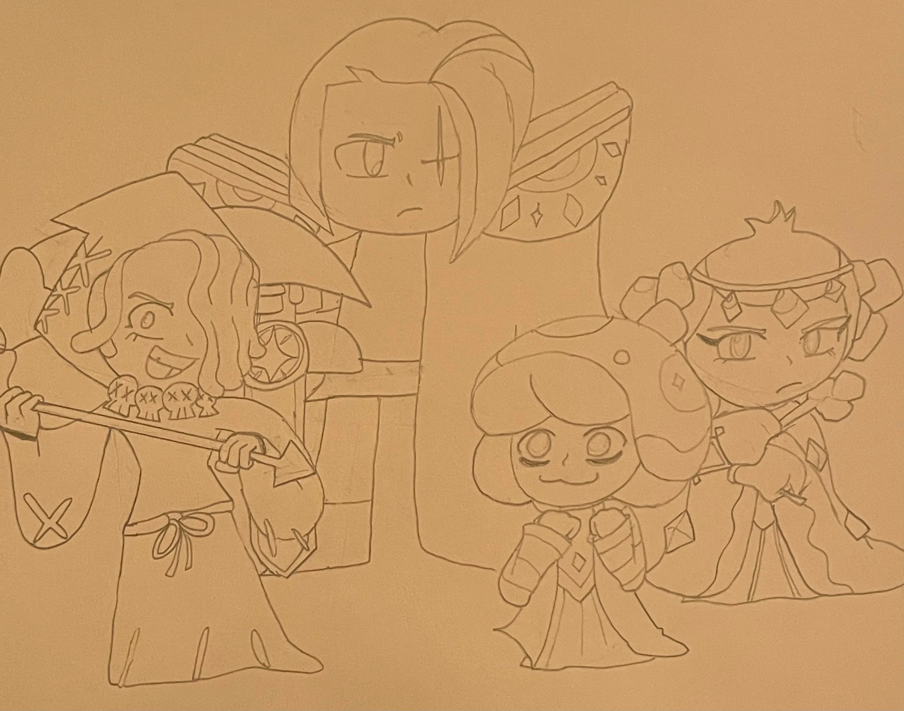 Fan art of the 4 bad baddies. (WIP) | Fandom
