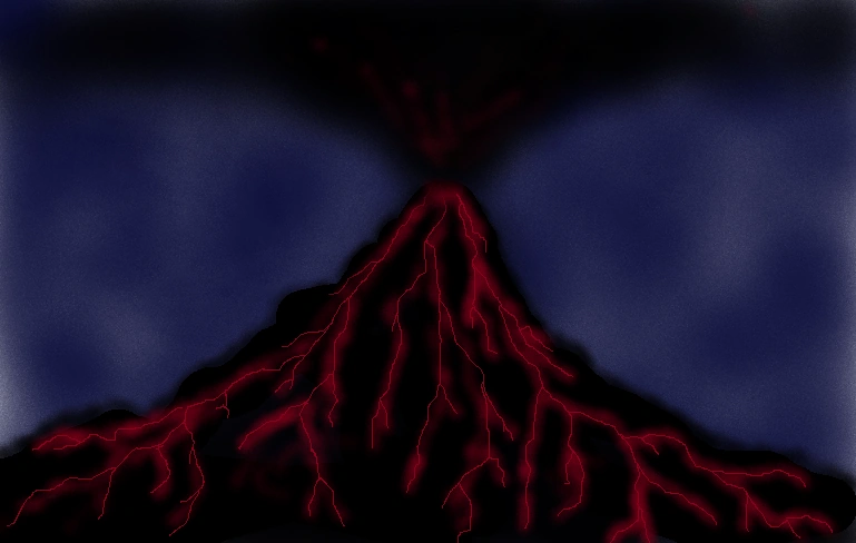 I drew the NightWing volcano | Fandom