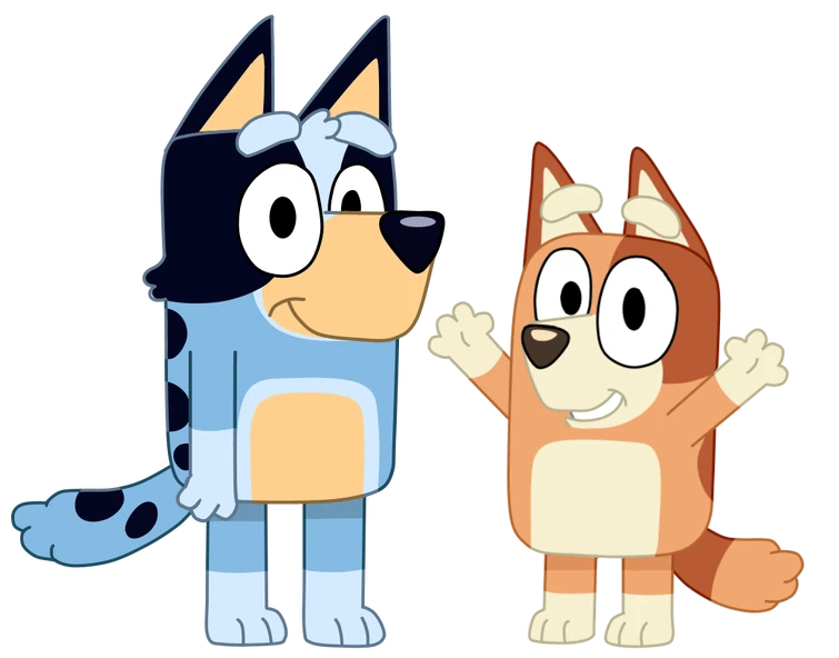 Opinions on my Bluey and Bingo redesigns? | Fandom