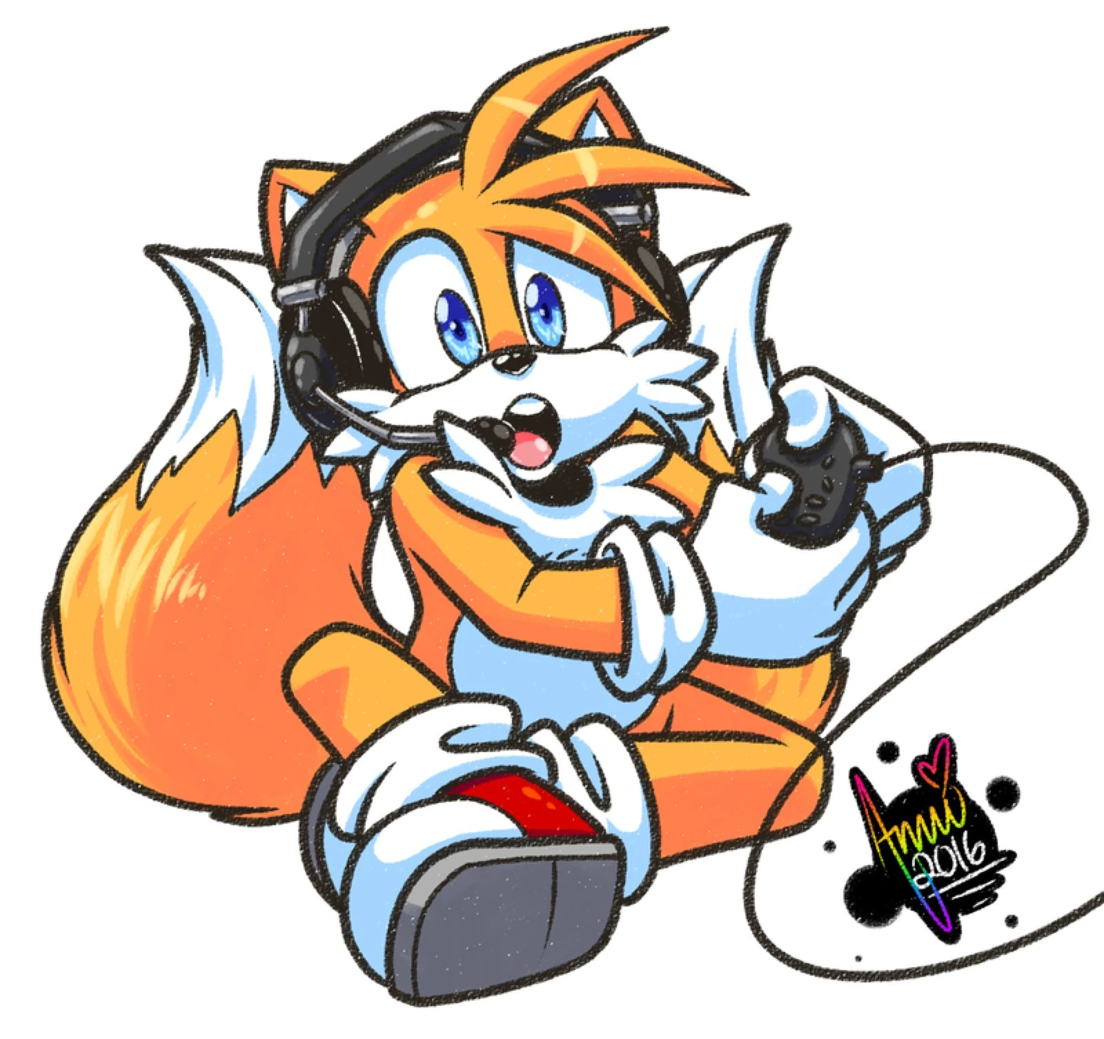 I always did kinda picture Tails as a gamer... | Fandom