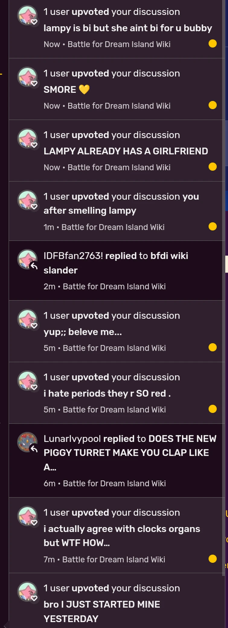 bfdi wiki slander | Fandom