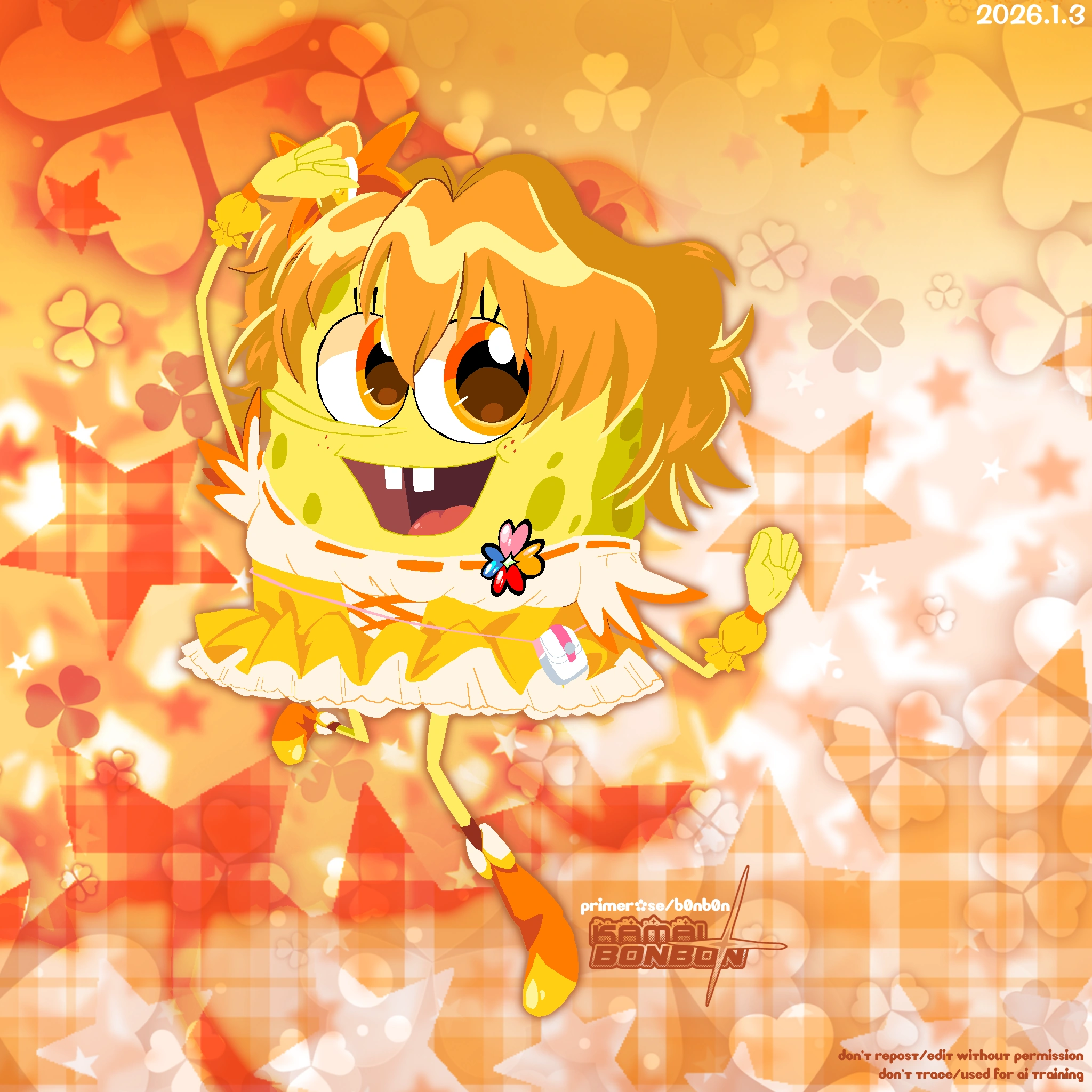 Spongebob as Cure Pine | Fandom