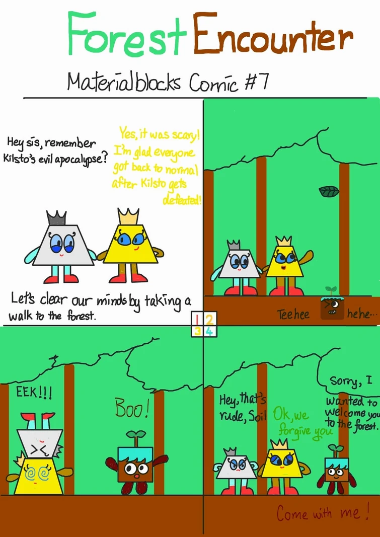 Materialblocks Comic #7: Forest Encounter | Fandom